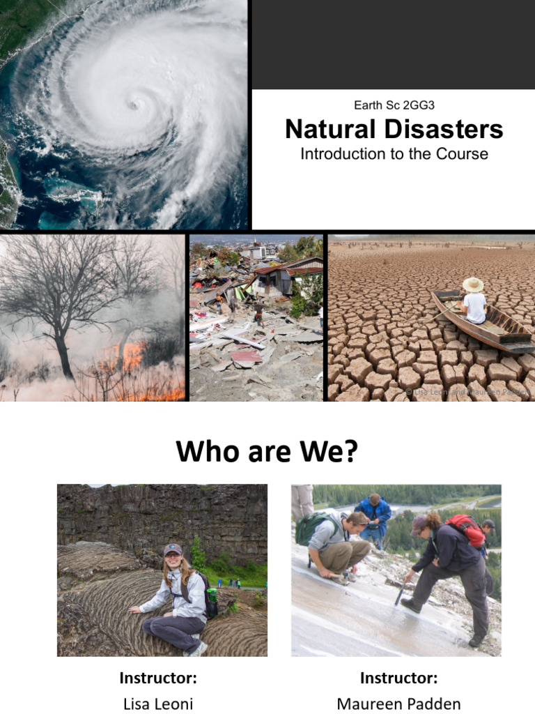 Natural Disasters Course Overview | PDF | Natural Disasters | Natural ...