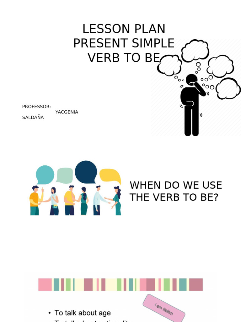 Present Simple Verb To Be | PDF
