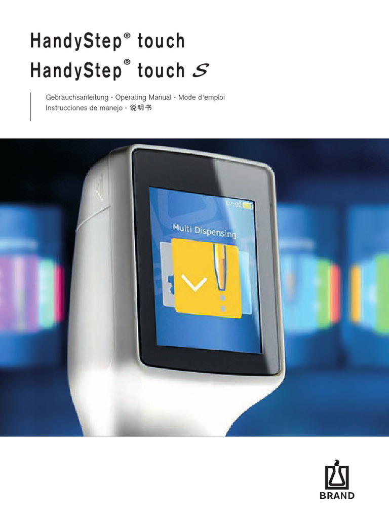 Brand HandyStep Touch - Touch S Repetitive Pipette Instruction Manual ...