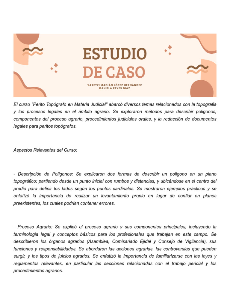 Curso de Perito Topógrafo y Drones | PDF | Testigo experto | Vehículo ...