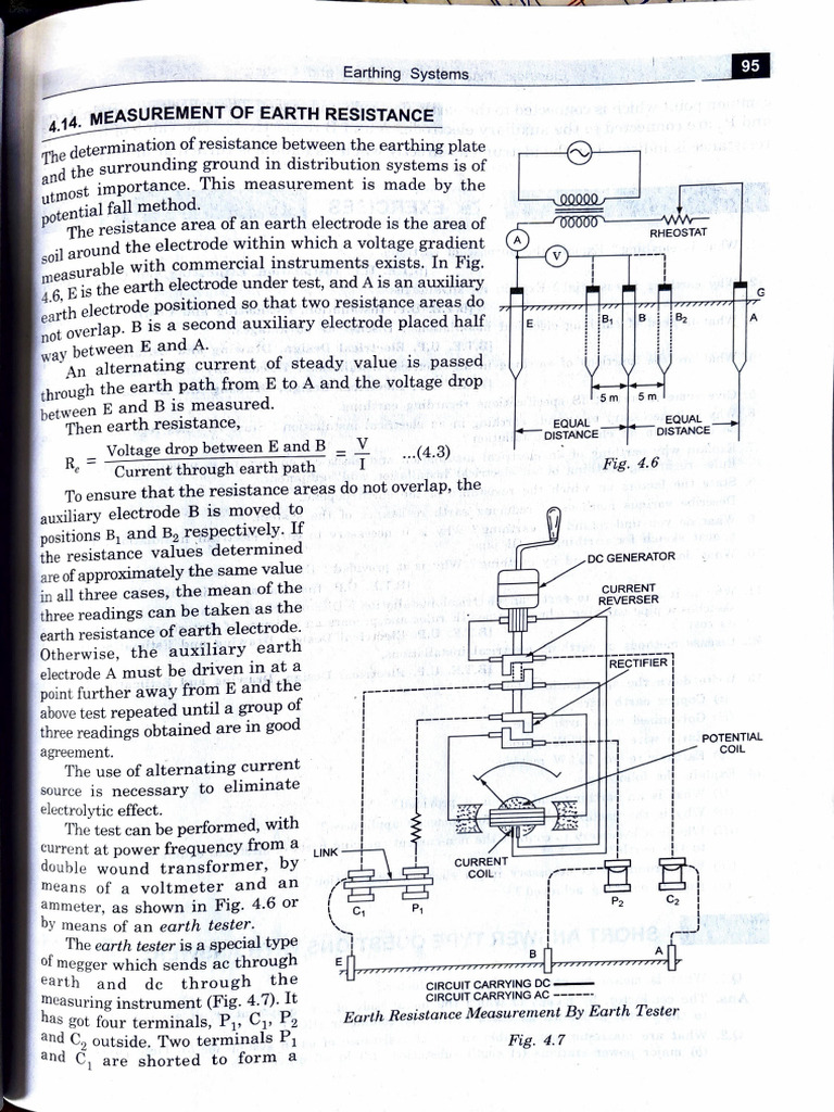 Earth Resistance Measurement Techniques | PDF | Wire | Electricity