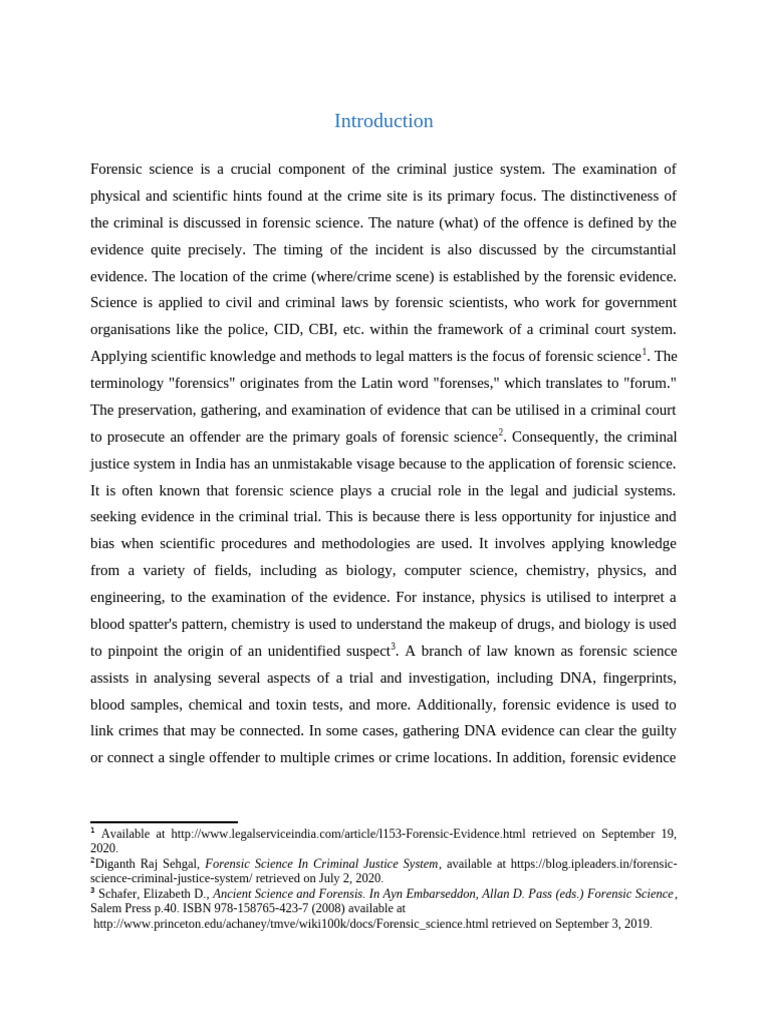 Classification of Forensic Sciences | PDF | Forensic Science | Toxicology