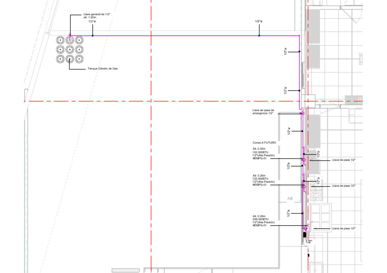 Plano Planta - GAS-01 - Red General | PDF
