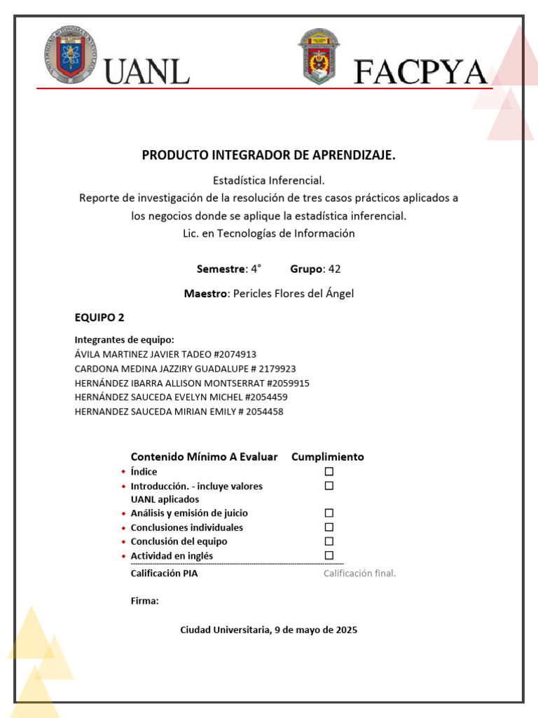 Pia - Eq4 - Estadistica-Inferencial | PDF | Estadísticas | Walmart