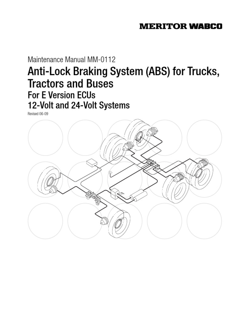 Meritor ABS Maintenance Manual MM-0112 | PDF | Anti Lock Braking System ...