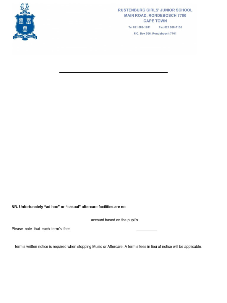 2021 Confirmed School Fees Letter To All Parents Final | PDF | Payments ...