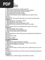 The Boy in The Striped Pajamas - Chapter 7 & 8 | PDF