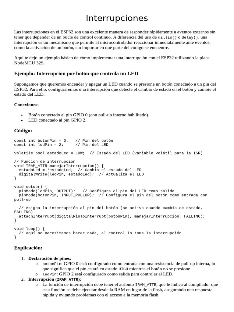 Interrupciones | PDF | Arranque | Compilador