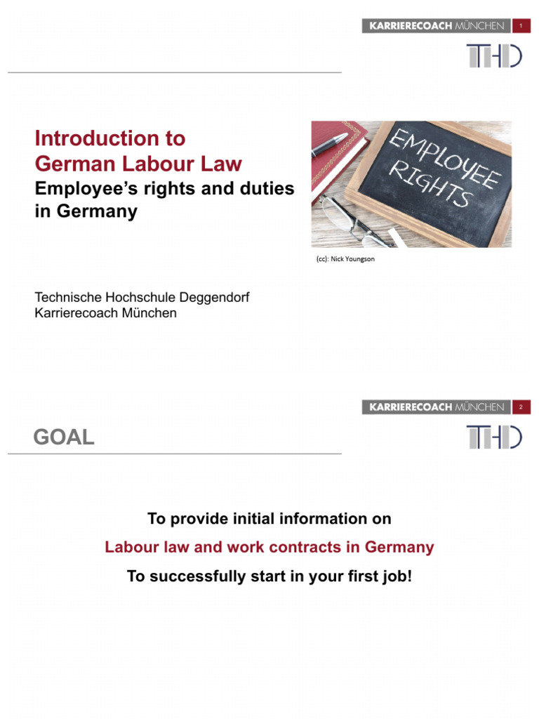 Overview of German Labour Law for Students | PDF | Salary | Employment