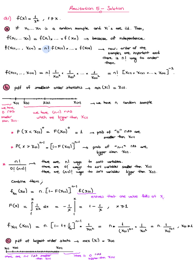 Recitation 5 - Solution | PDF