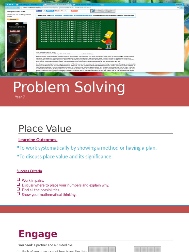 Year 7 Maths Transition Unit | PDF | Numbers | Sequence