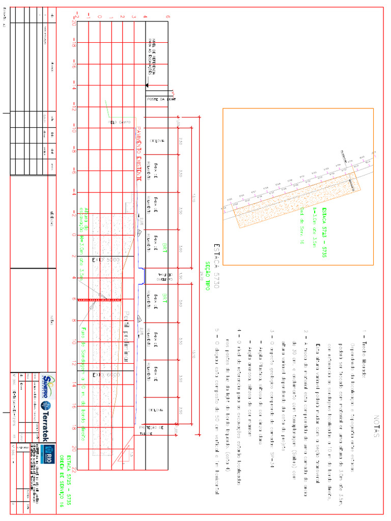 Estaca 5723 - 5735 - ORDEM DE SERVIÇO 1-16 Model | PDF