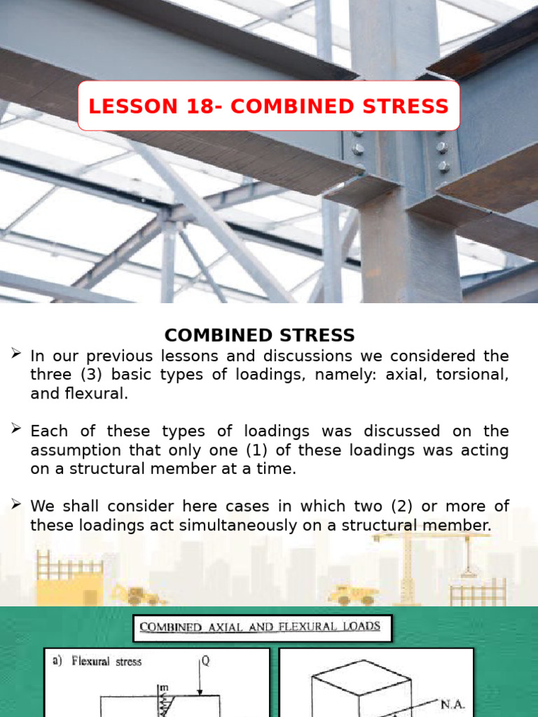 EMech 3 LESSON 18-Combined Stress | PDF