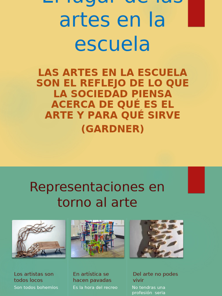 El Lugar de Las Artes en La Escuela 2021 | PDF | Educación en artes ...