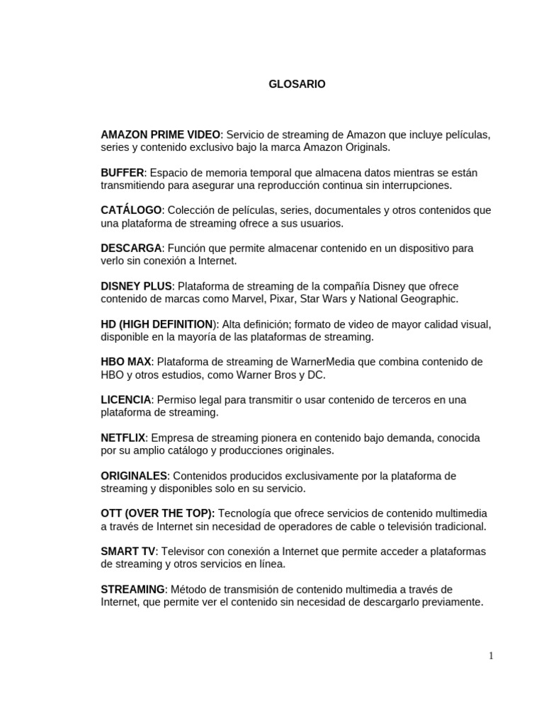 Plataformas Streaming2 | PDF | Streaming Media | Netflix