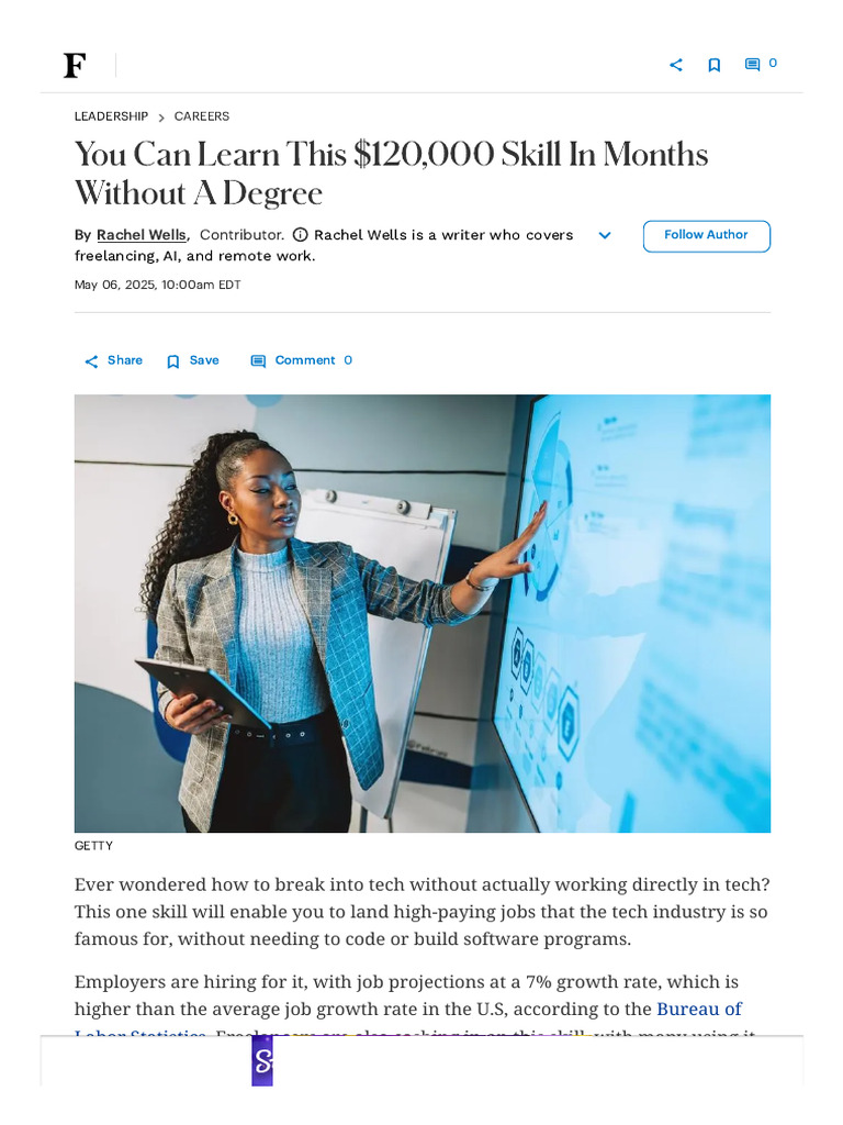 You Can Learn This $120,000 Skill in Months Without A Degree | PDF ...