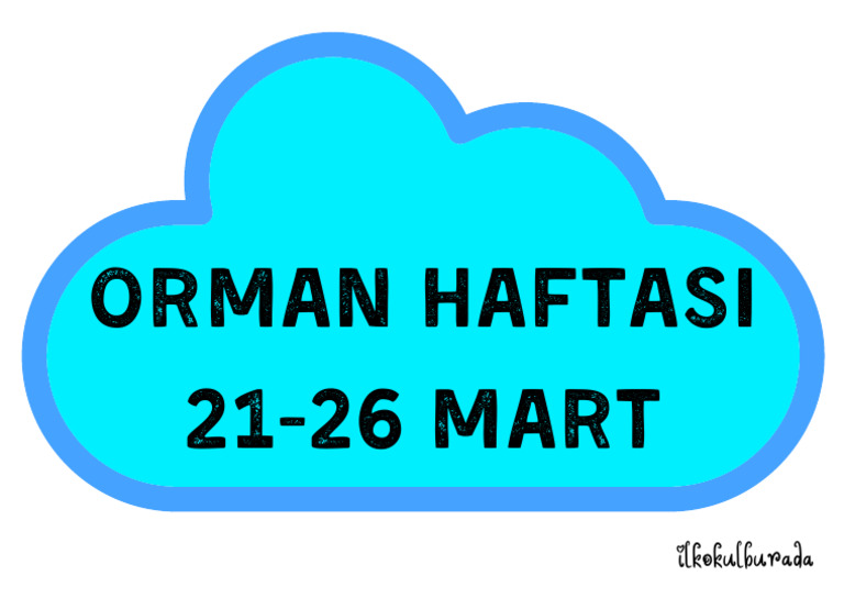 Orman Haftası Bulutu | PDF