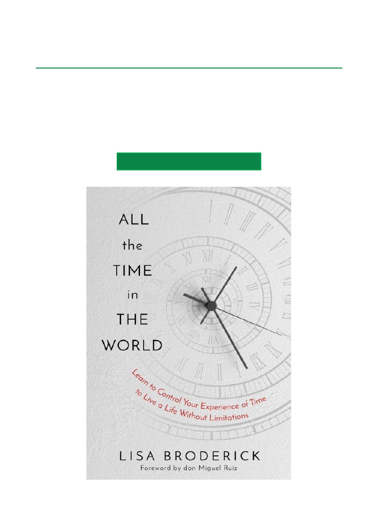 Immediate Get All The Time in The World Learn To Control Your ...