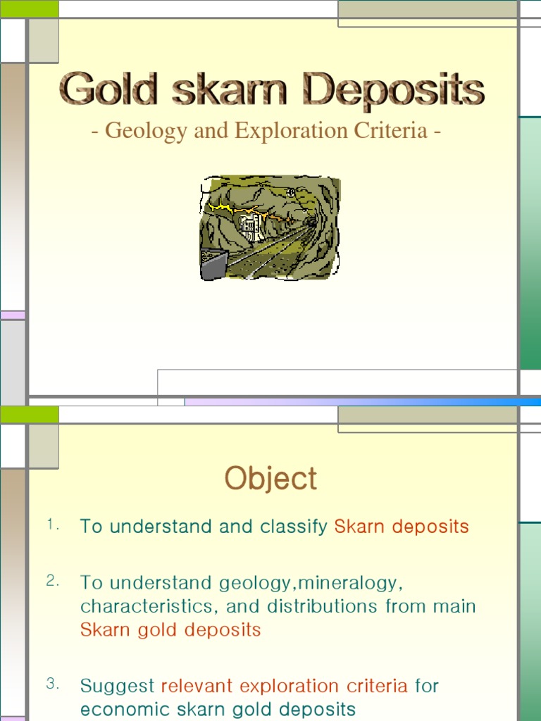 Gold Skarn Deposits | PDF | Rock (Geology) | Rocks