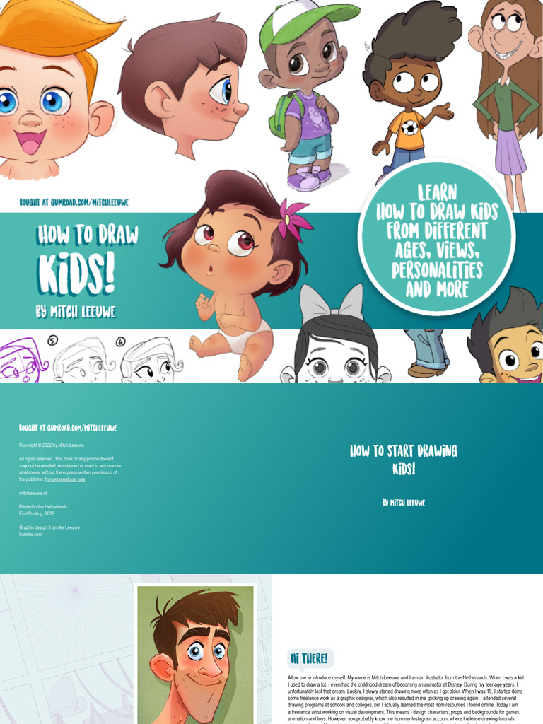 Kids' Drawing Guide by Mitch Leeuwe | PDF | Drawing