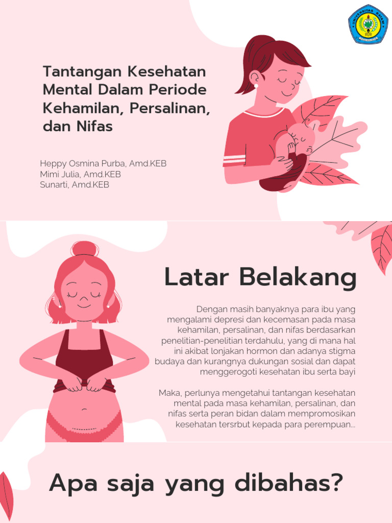 Tantangan Kesehatan Mental Pada Ibu Dalam Periode Kehamilan, Persalinan, Dan Nifas | PDF