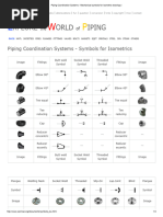 Piping Coordination Systems - Mechanical Symbols For Isometric Drawings ...