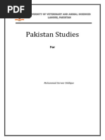 Notes of Pak Studies in English Medium | PDF | Pakistan | Muhammad Ali ...