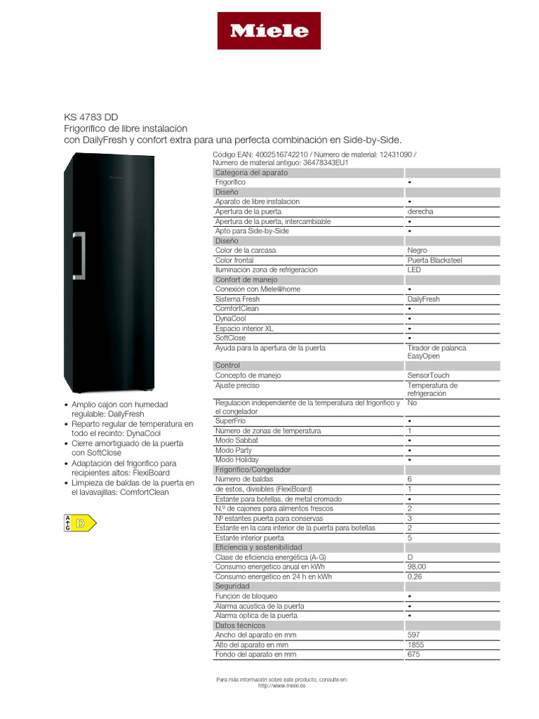 Nevera y Congelador | PDF | Refrigerador | Métodos de preservación