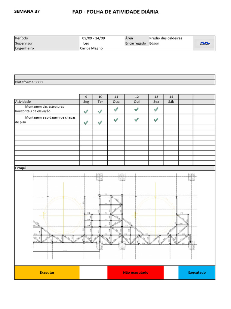 Modelo de Folha de Tarefa | PDF