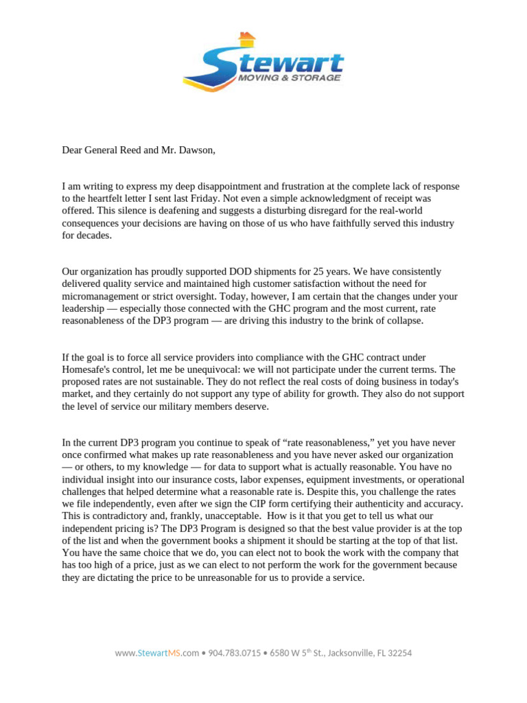 Letter To Transcom Round 2 | PDF | Business | Economies