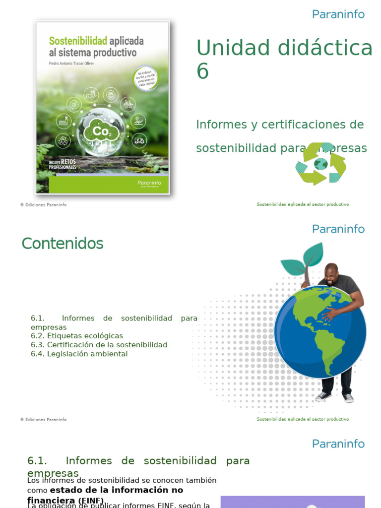 Presentación UD6 | PDF | Sustentabilidad | Los bosques