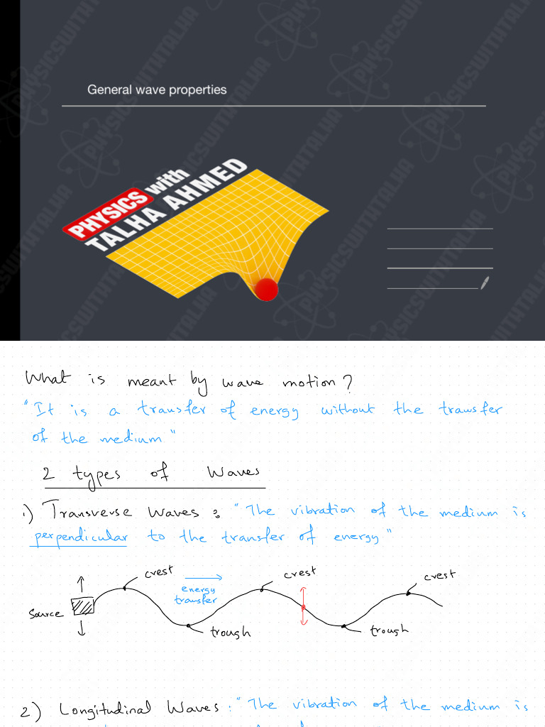 General Wave Properties | PDF | Waves | Frequency