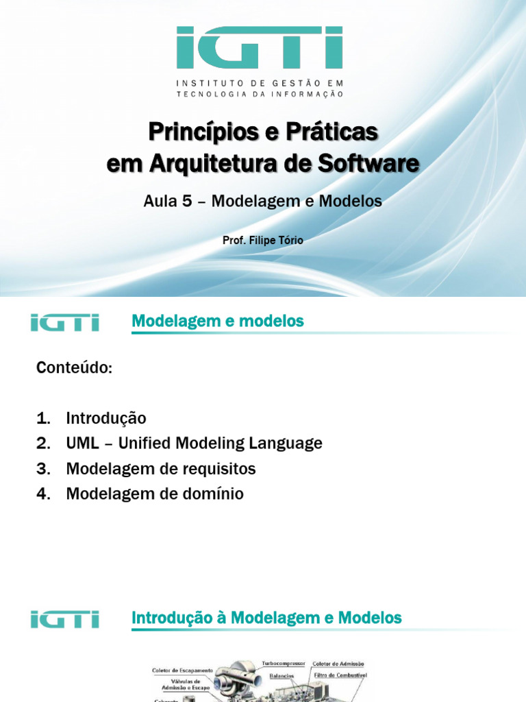 Aula 5 – Modelagem e Modelos(1) | PDF | Linguagem de modelagem ...