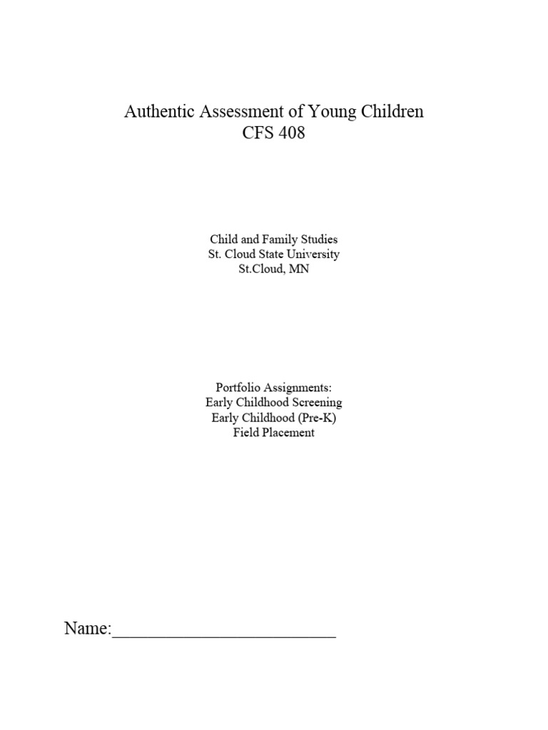 Cfs Field Experience Packet Spring 20231 | PDF | Teachers | Information