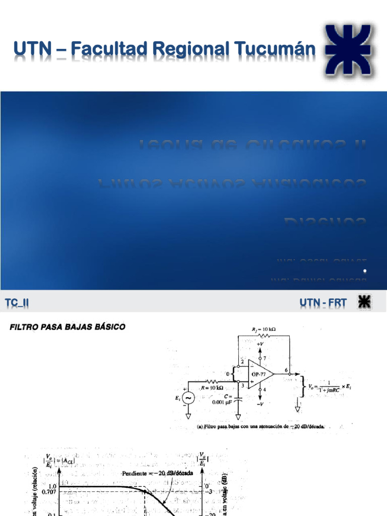 UTN Facultad Regional Tucumán: Teoría de Circuitos II | PDF