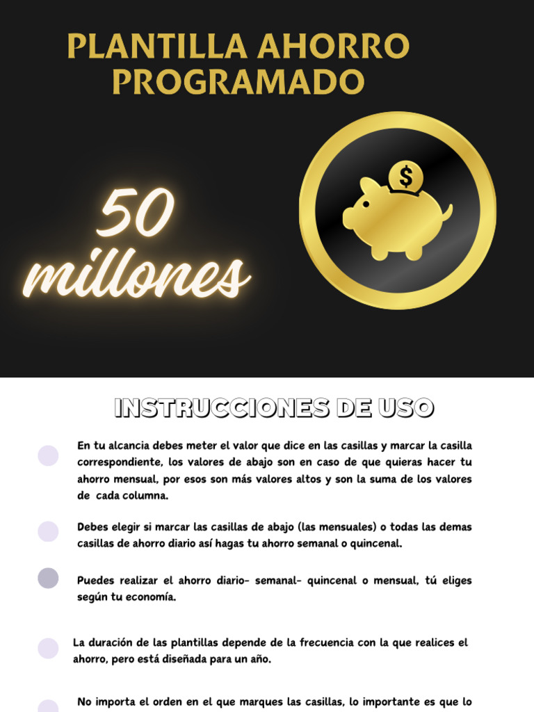 50 Millones en 1 Año | PDF