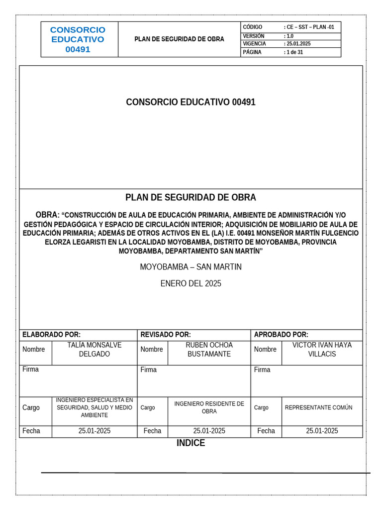 01-PLAN DE SST Ok | PDF | Seguridad y salud ocupacional | Relaciones laborales