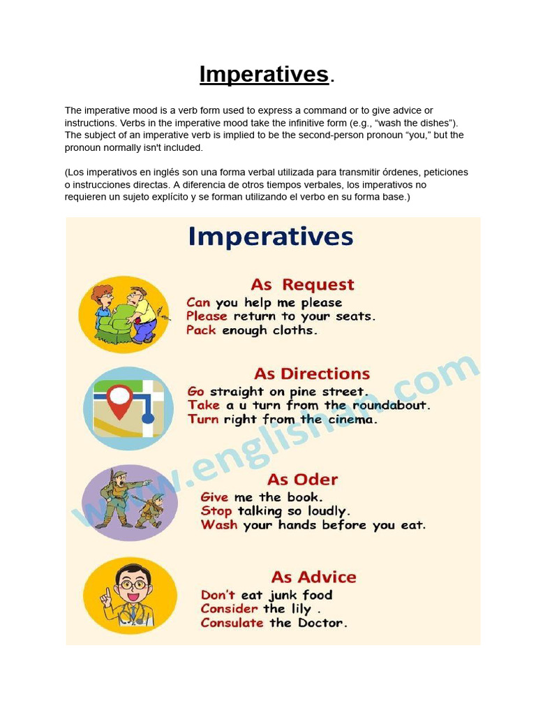Imperatives | PDF