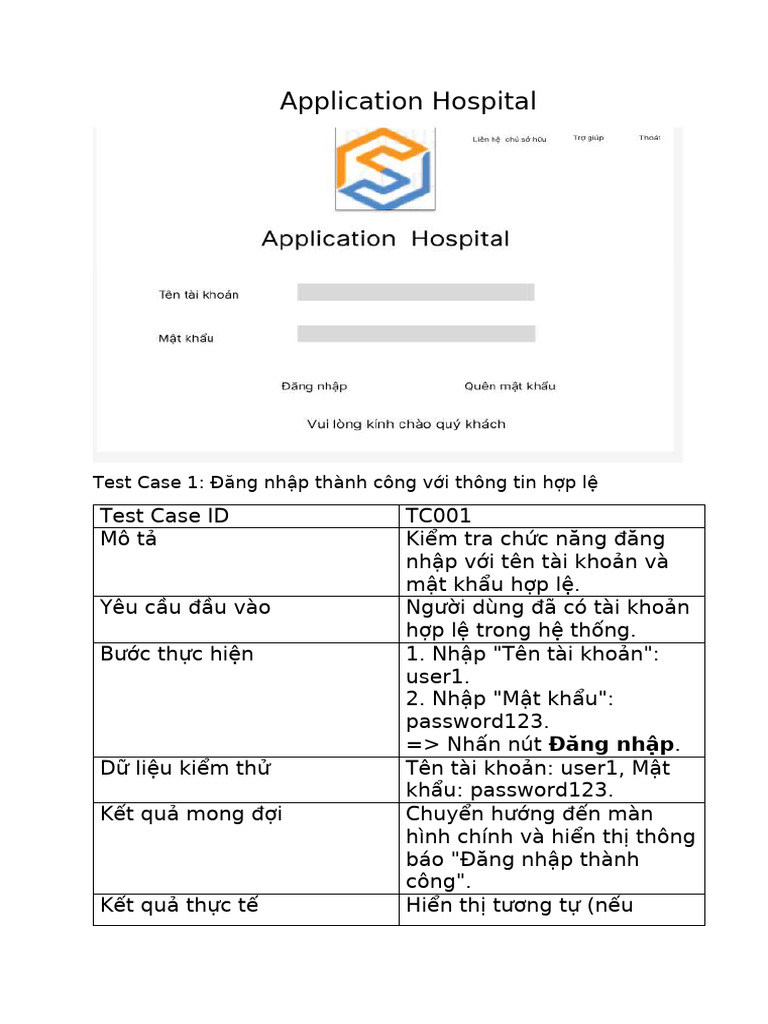 Application Hospital Test Case | PDF