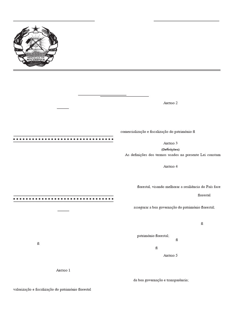 Lei 17-2023 - Lei de Florestas | PDF | Área protegida | Sustentabilidade