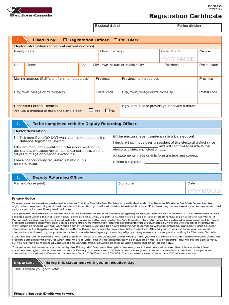 EC 50050 EReg Registration Certificate en | PDF | Accountability ...