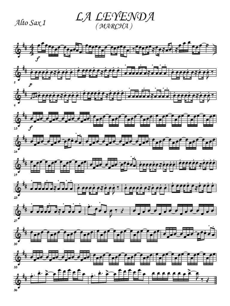 Leyenda Sax1 | PDF