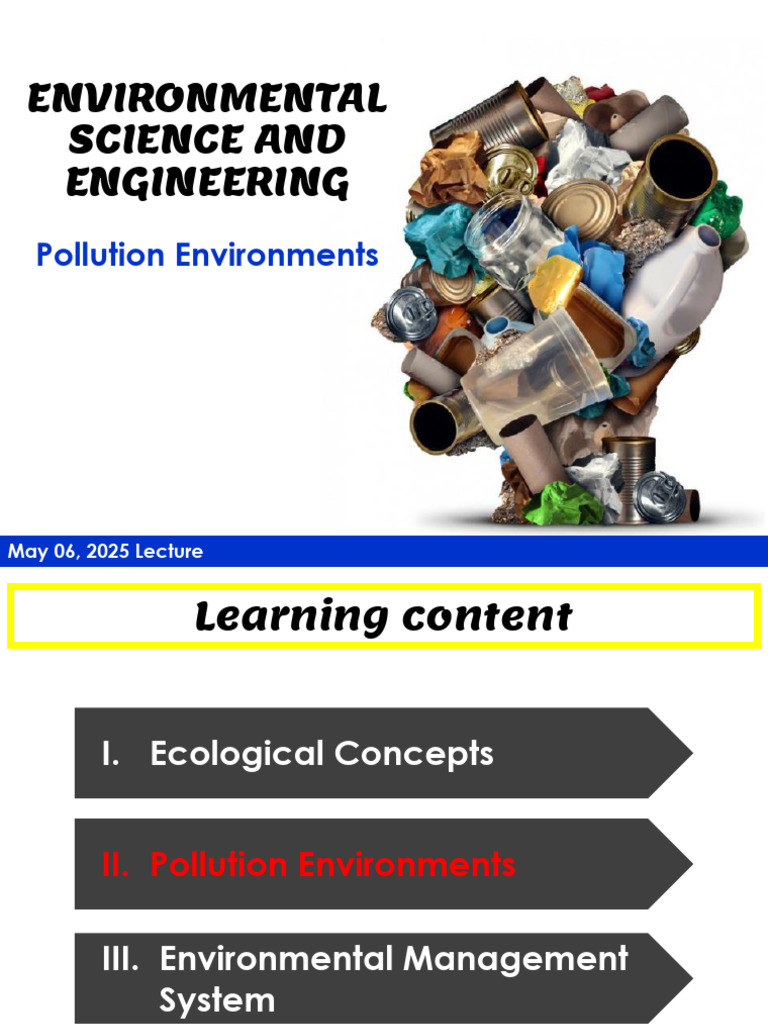 06may2025 Lecture On Toxic and Hazardous Waste Management | PDF | Waste ...
