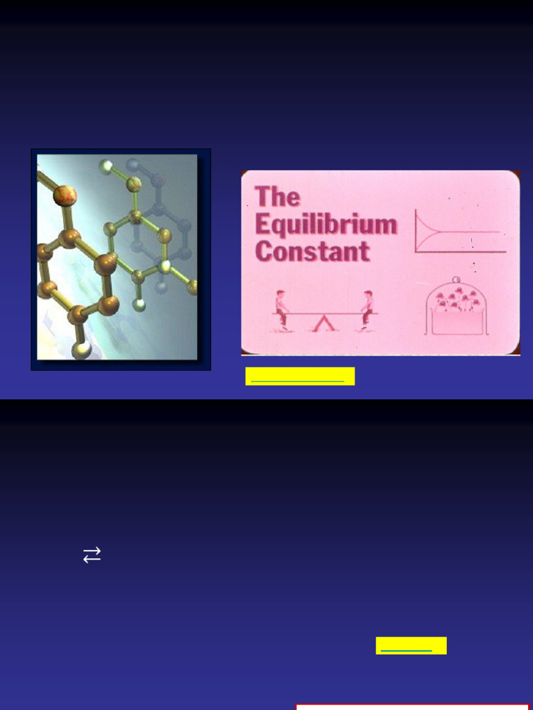 Equilibrium Constant | PDF