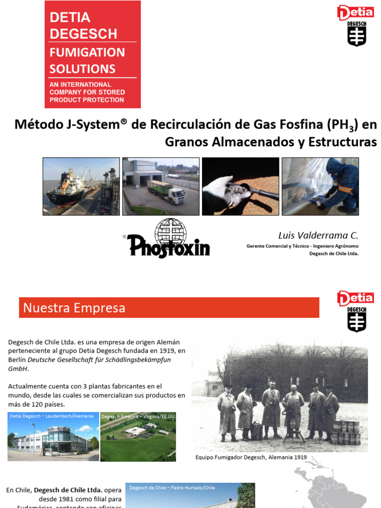 Método J-System de Recirculación de Gas Fosfina en Granos Almacenados y ...