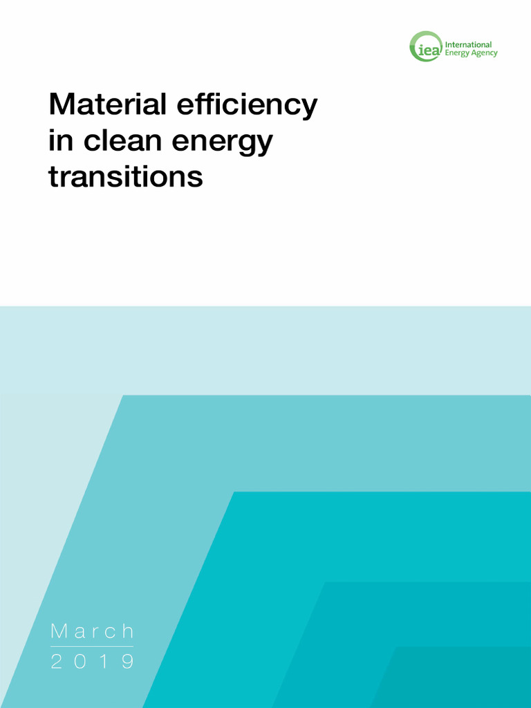 Material Efficiency in Clean Energy Transitions | PDF | Climate Change ...