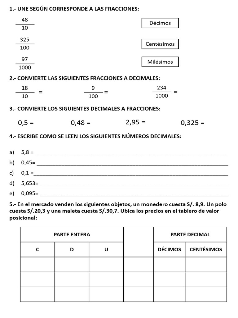 Aritmetica 4to | PDF