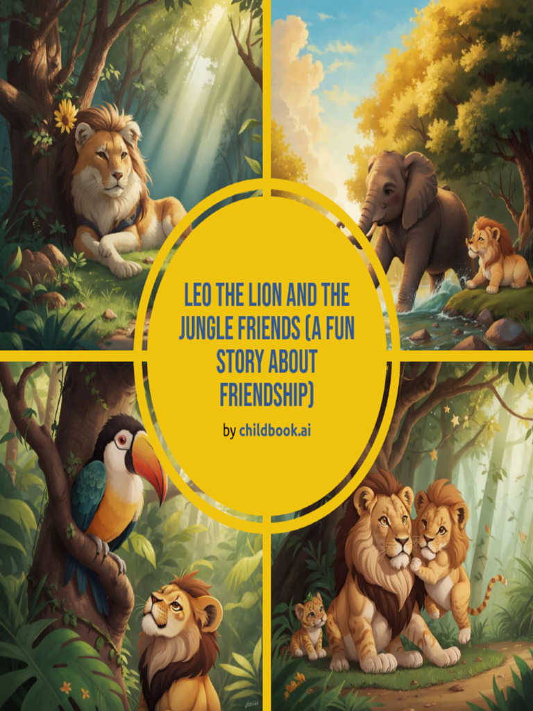 775x775 Leo The Lion and The Jungle Friends A Fun Story About ...