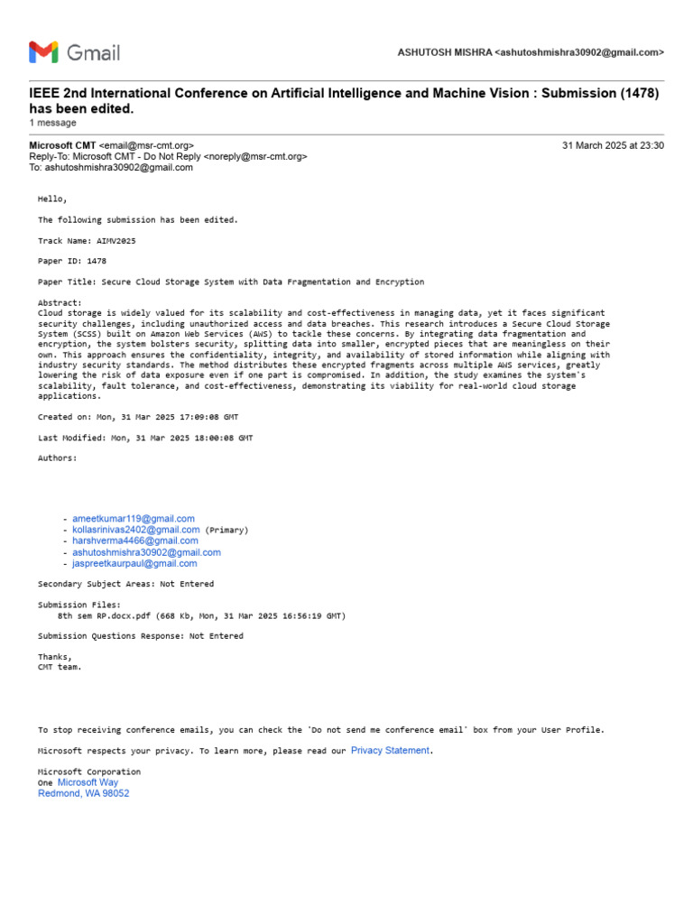 Gmail - IEEE 2nd International Conference on Artificial Intelligence ...