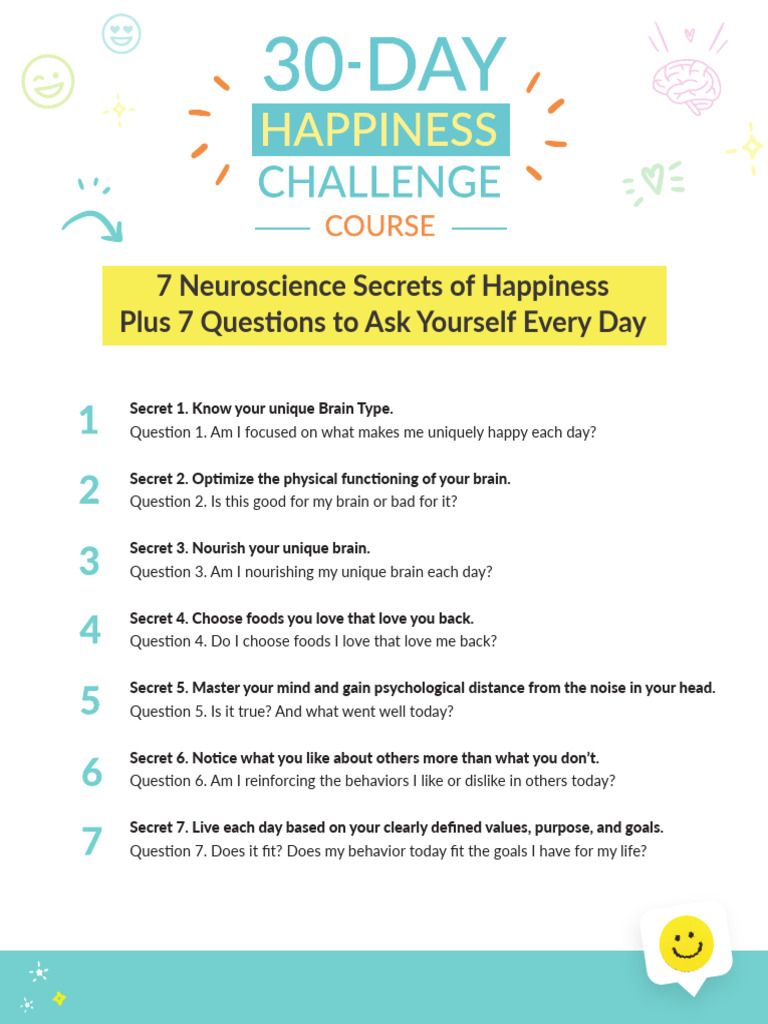 7 Neuroscience Secrets for Daily Happiness | PDF